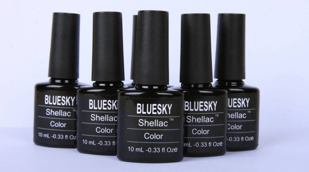 Лак кошачий глаз. Фото всех цветов Bluesky Shellac с рисунком блюскай ...