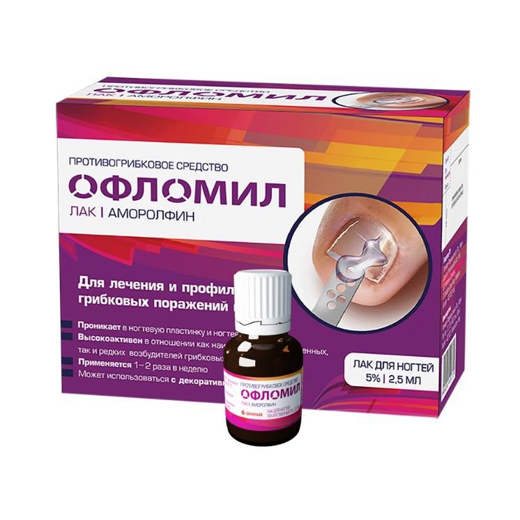 Лекарственный препарат glenmark офломил лак